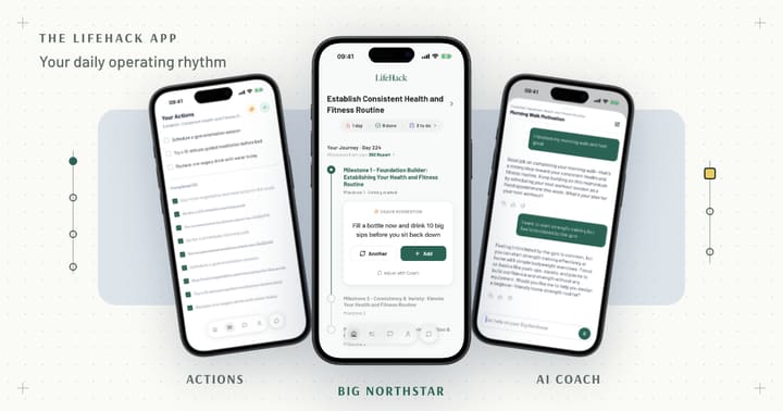 LifeHack App - Full Life Framework Daily Operating System
